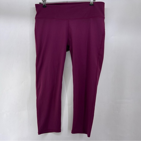 Fabletics | Pants & Jumpsuits | Fabletics Pureluxe Capri Purple Large ...